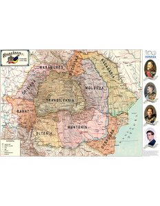 Harta Romaniei pe regiuni 1919 – 1940 » Auxiliare scolare